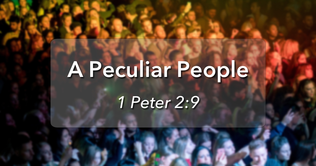 Glencairn Baptist Church – A Peculiar People
