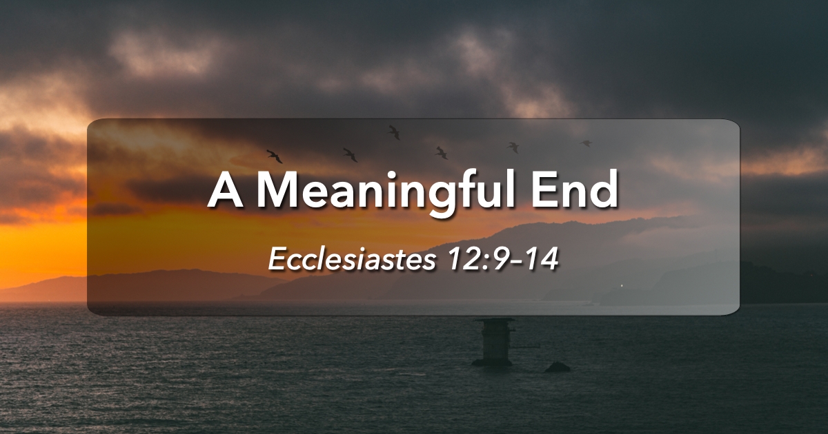 Glencairn Baptist Church – A Meaningful End