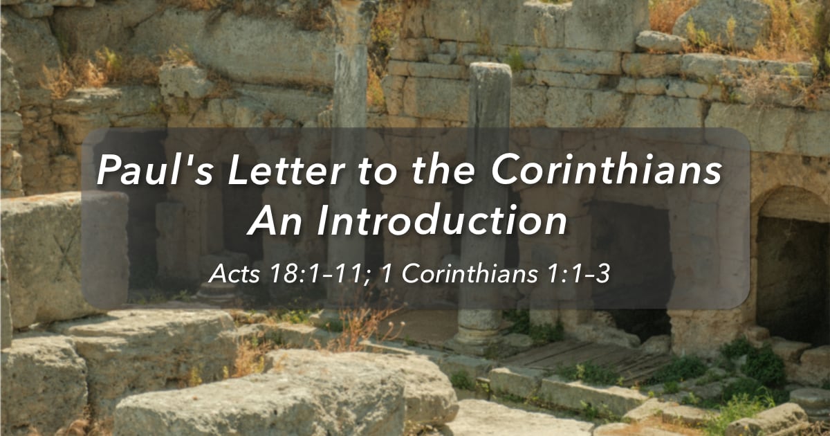 Glencairn Baptist Church – Paul’s Letter to the Corinthians: An ...