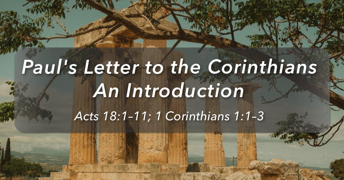 Glencairn Baptist Church – Paul’s Letter to the Corinthians: An ...